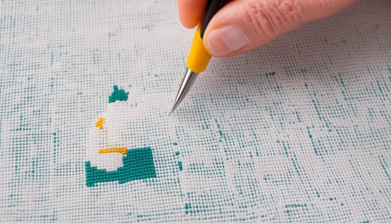 How to prepare AIDA cloth for cross stitch?