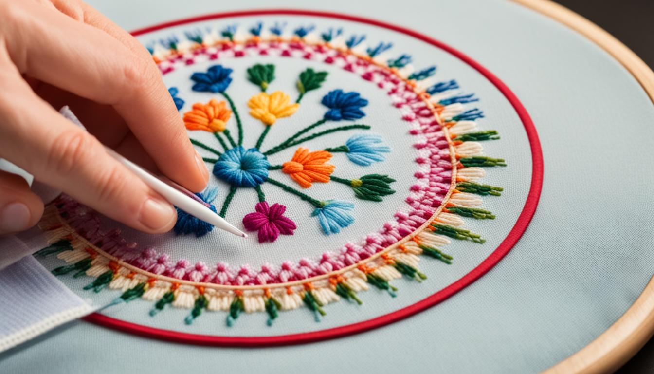 How to prepare AIDA cloth for cross stitch?